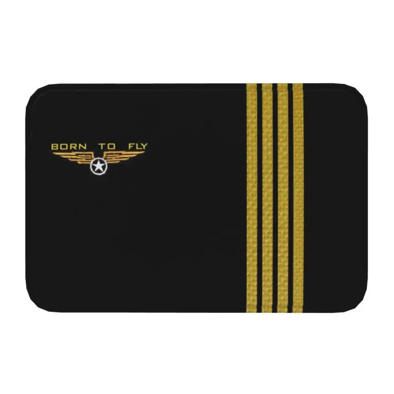 Born-To-Fly-Flight-Pilot-Front-Door-Mat-Anti-Slip-Quick-Dry-Flying ...