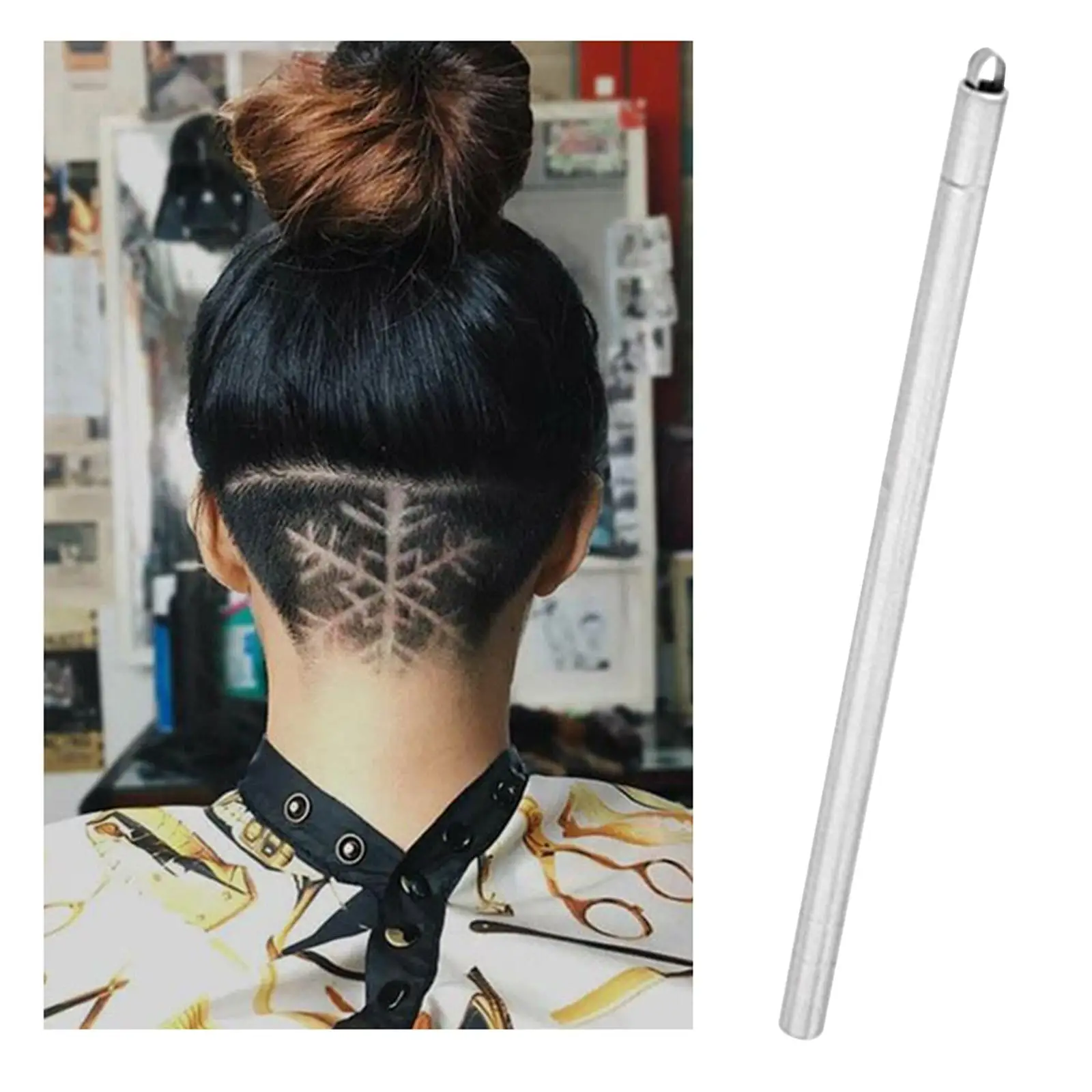 Barber Blade Tattoo Design