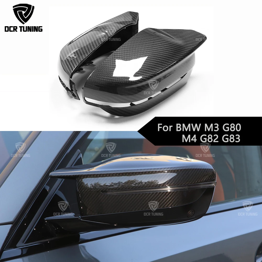New M2 M3 M4 Dry Carbon Fiber Side Door Mirror Cover For BMW 2021 M2 ...