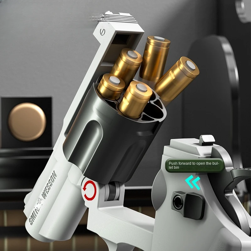 ZP5-Double-shot-Revolver-Toy-Shell-Soft-Gun-Semi-automatique-Enfant-Gar ...