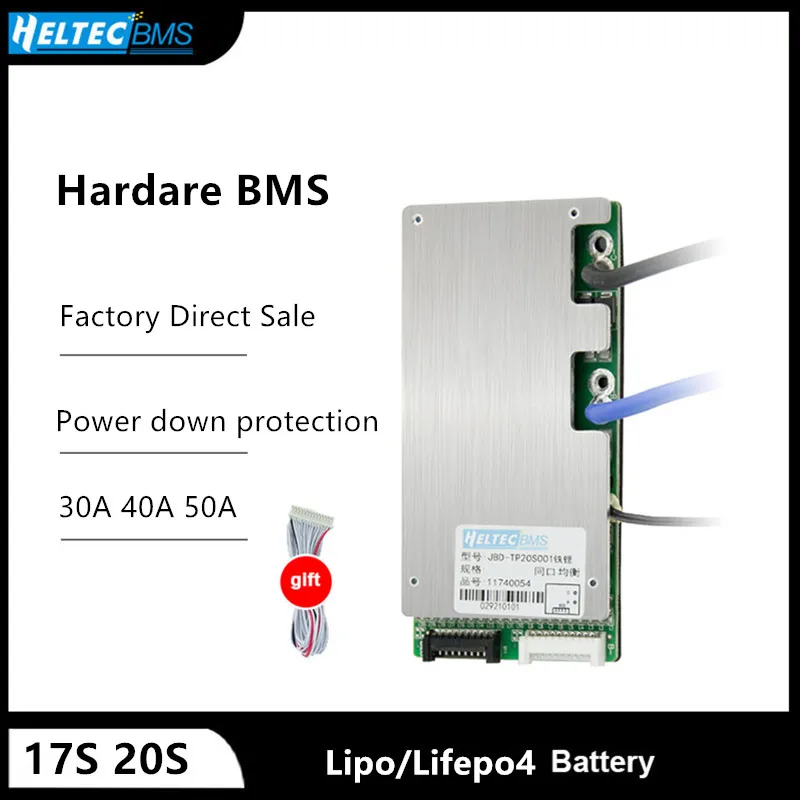 17S-20S-60V-BMS-30A-40A-50A-with-Power-down-protection-Lipo-Lifepo4 ...