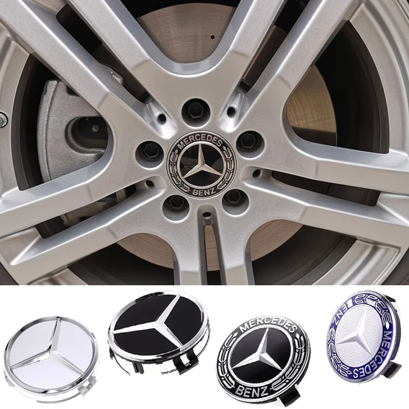 4PCS-For-Mercedes-benz-Car-Wheel-Center-Cap-Hub-Covers-Badge-For-W204 ...