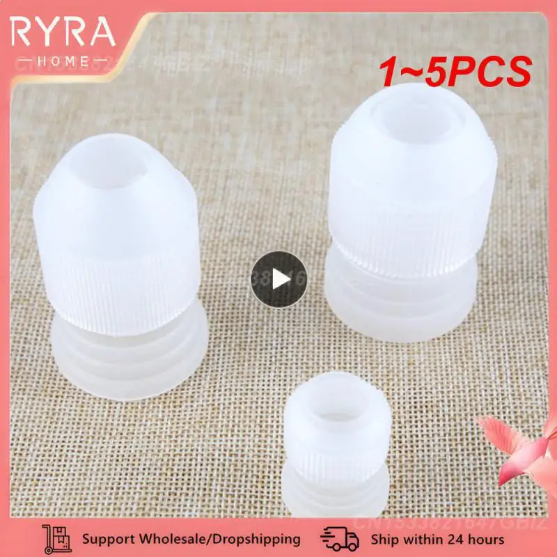 1-5PCS-Plastic-Decorating-Mouth-Converter-Adapter-Confectionery-Pastry ...