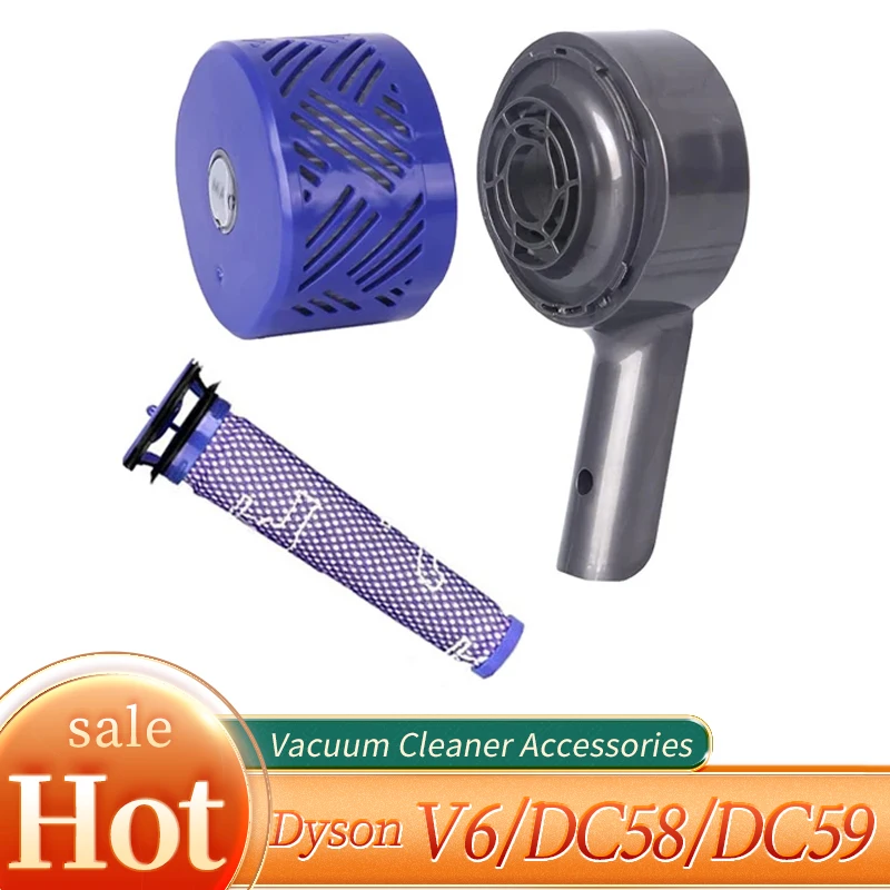 Vacuum-Cleaner-Main-Body-Back-Cover-For-Dyson-V6-DC58-DC59-DC61-DC62 ...