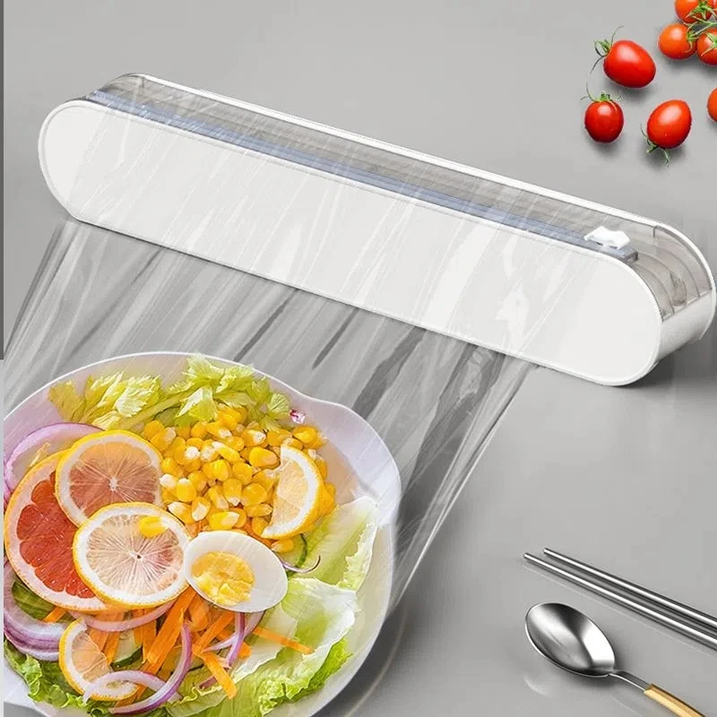 Plastic-Wrap-Cutter-Cling-Film-Cutting-Box-Tinfoil-Cutter-Dispenser ...