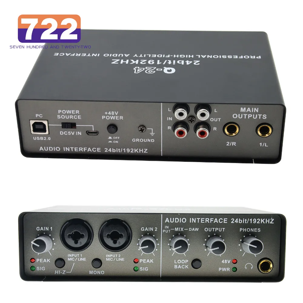 Q24-Audio-Sound-Card-Interface-Professional-Microphone-USB-Computer ...
