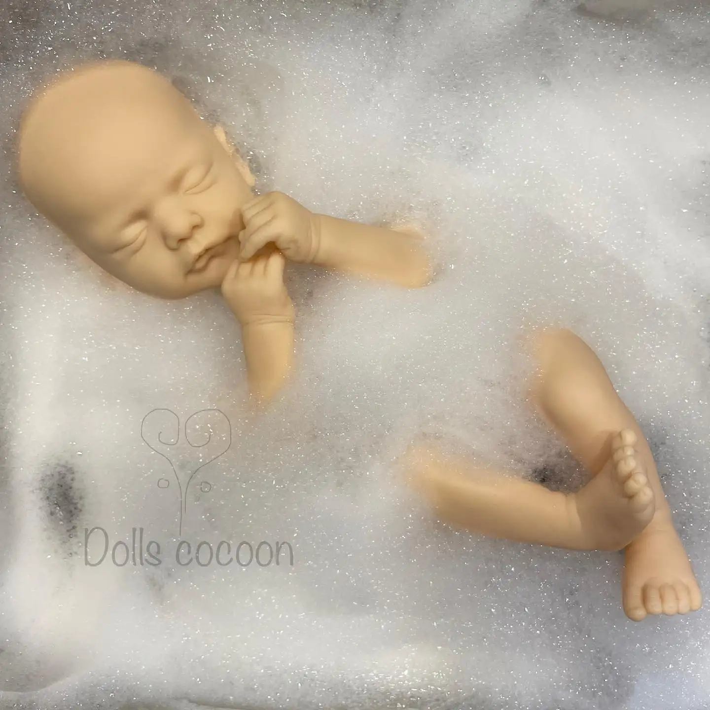 45cm-49cm-Sam-And-Loulou-Unpainted-Bebe-Reborn-Kits-DIY-Handmade-Full ...