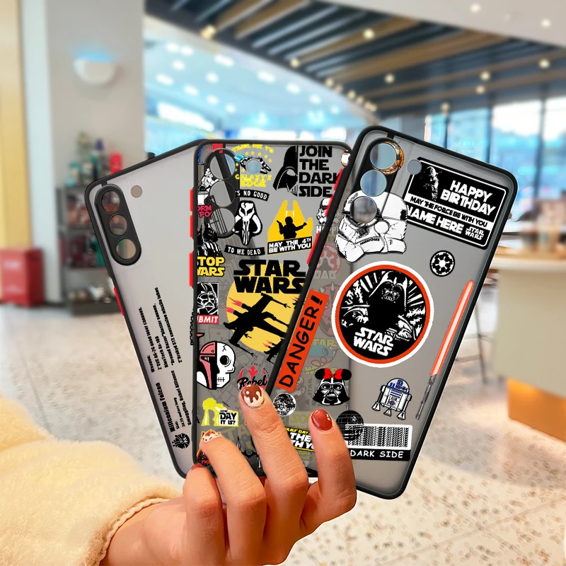 Funda-de-tel-fono-Space-Star-Wars-Para-Samsung-Galaxy-cubierta-transl ...