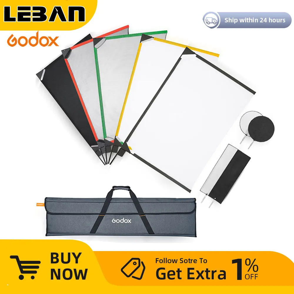 Godox-SF4560-SF6090-Scrim-Flag-Kit-Portable-Frame-Diffuser-Reflector ...