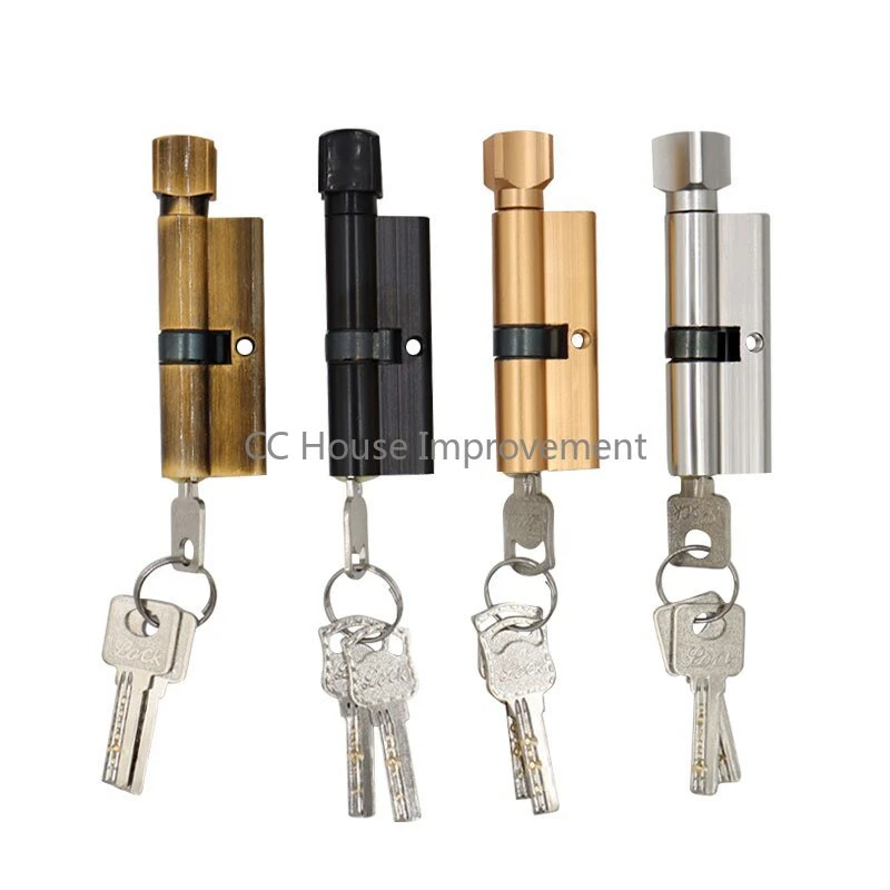 Door Cylinder Lock Biased 70mm 3 Keys Anti-theft Entrance Brass Ab Door ...