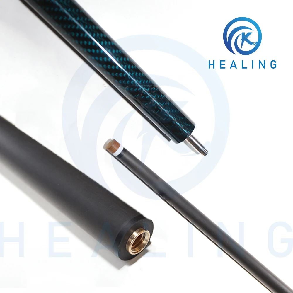 3K-Carbon-Fiber-Snooker-Cue-1-2-Play-Cue-Real-Carbon-Fiber-Green-Cue ...