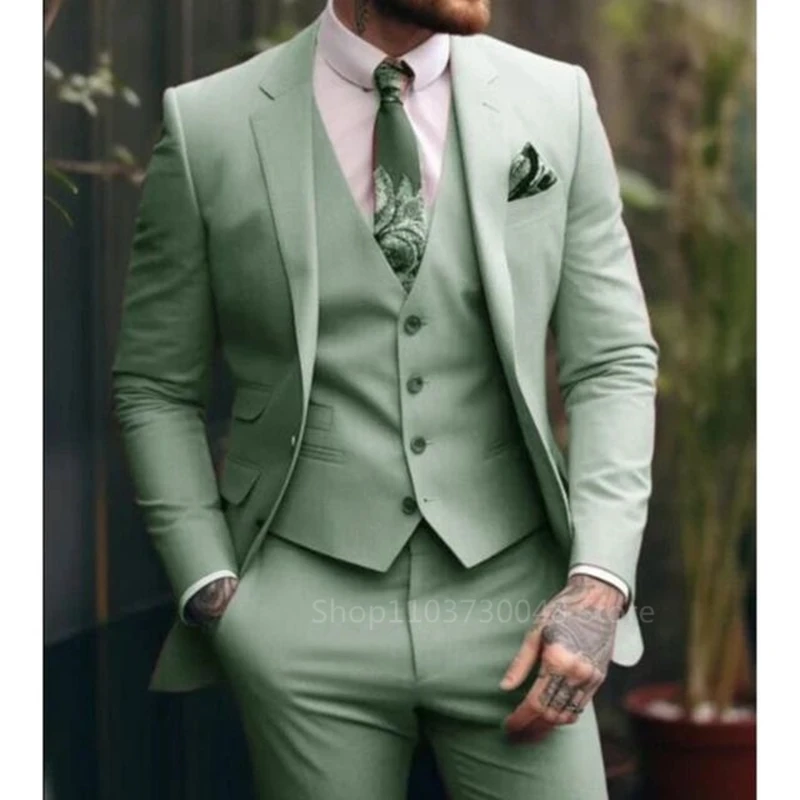 Formal-Wedding-Suits-for-Mens-Casual-Business-Suit-High-end-Slim-Fit ...