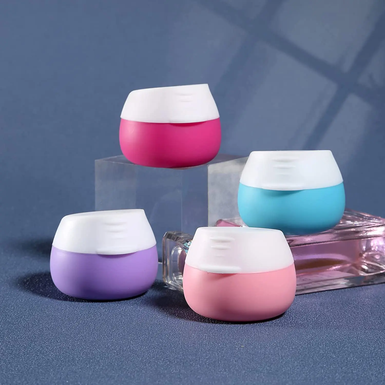 25ml-Silicone-Cosmetic-Container-Makeup-Pot-Cream-Jars-Travel-Pill-Box ...
