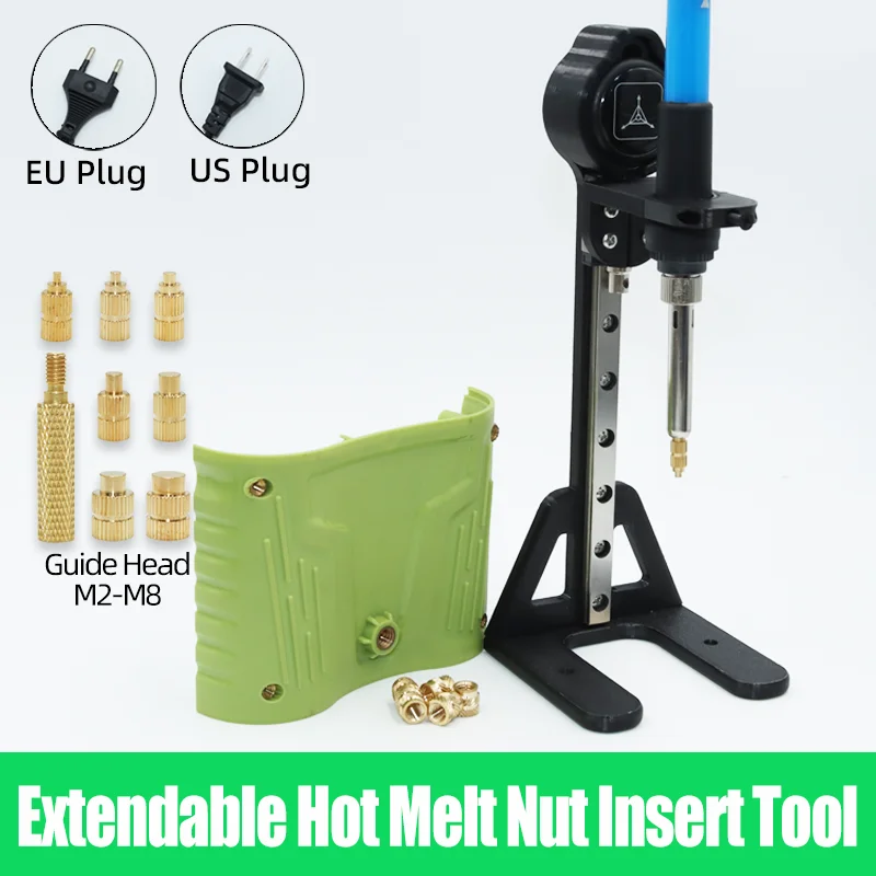 Brass-Heat-Set-Insert-Nut-Stealth-Press-Tool-EU-US-Heating-Adjustable ...