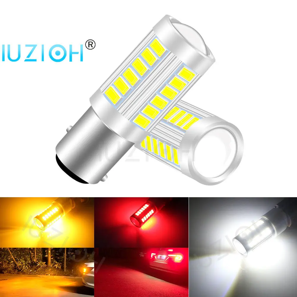IUZIOH-1x-R5W-R10W-Led-W21W-T20-P21W-1157-1156-7440-7443-BA15S-S25 ...
