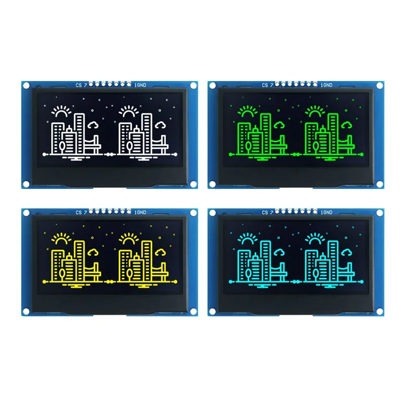2.42-inch OLED Display Module SSD1309 Driver - 128x64 Resolution, I2C ...