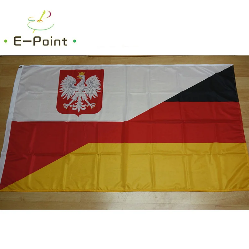 Flag German Poland Friendship 2ft*3ft (60*90cm) 3ft*5ft (90*150cm) Size ...