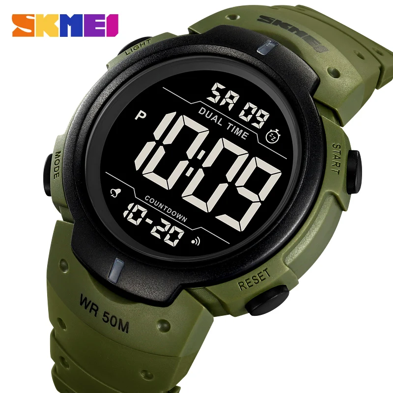 Skmei-rel-gio-digital-masculino-esportivo-prova-d-gua-luminoso-com-mostrador-grande-militar ...