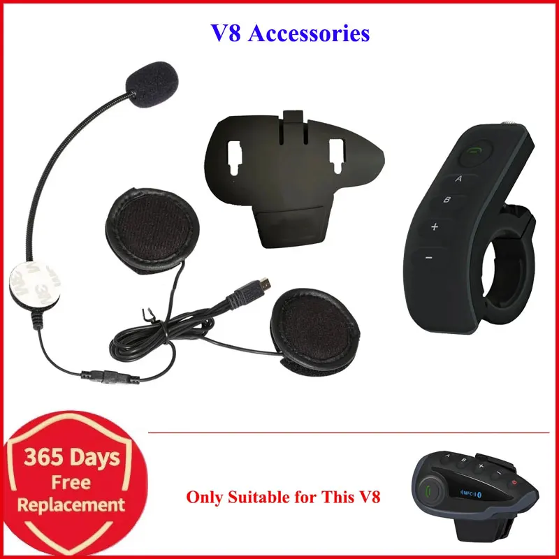 10-Pin-Mini-USB-Jack-Microphone-Speaker-Headset-And-Helmet-Intercom ...
