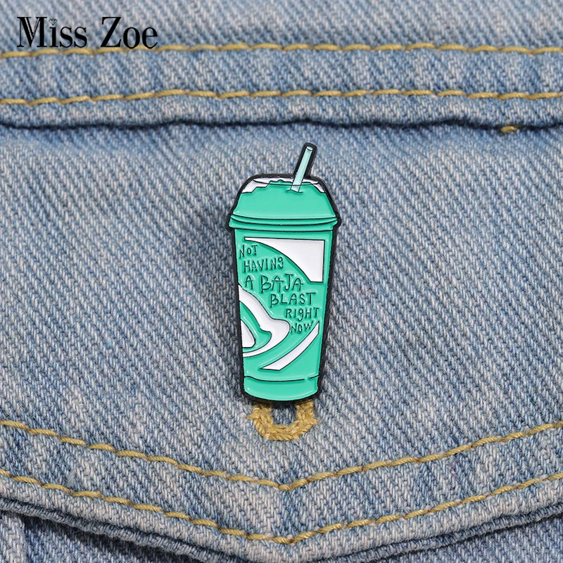 Smoothies-Enamel-Pins-Custom-NOT-HAVING-A-BAJA-BLAST-RIGHT-MON-Brooches ...