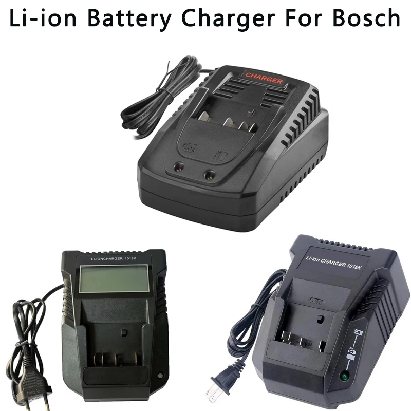 1.6A/3A Li-ion Battery Charger For Bosch 14.4V 18V BAT609 BAT609G ...