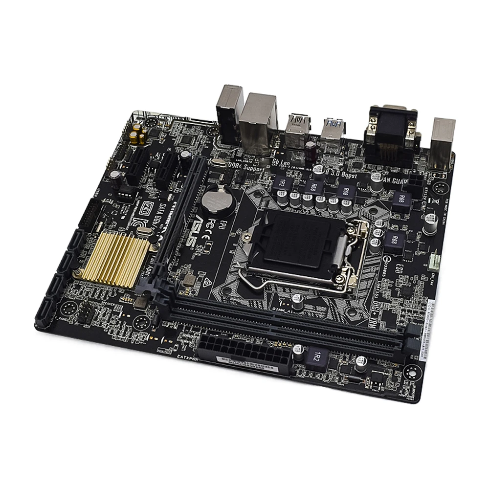 Asus H110M-C LGA 1151 DDR4 SDRAM Desktop Motherboard