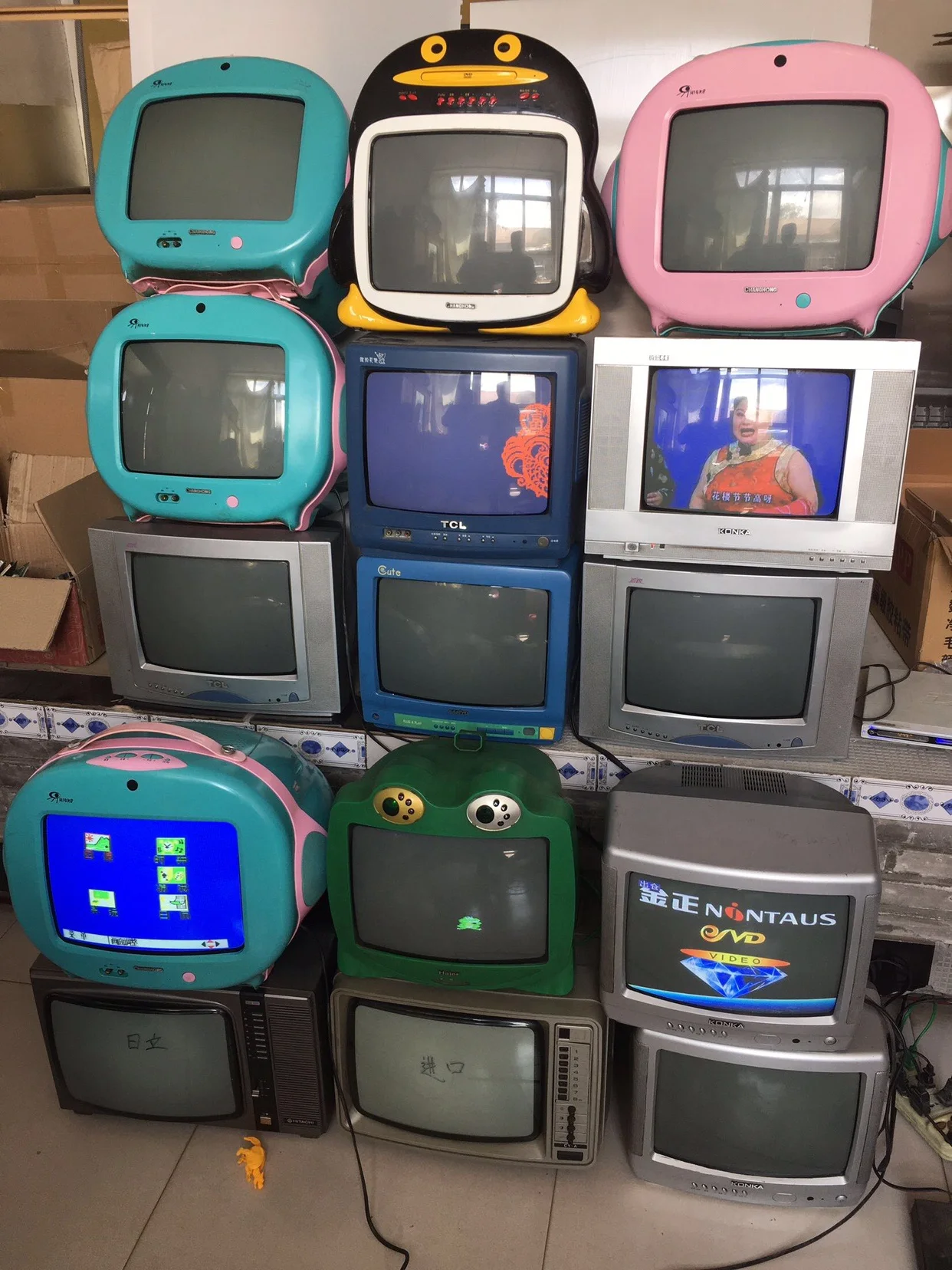 Playable-Old-Fashioned-Color-TV-Old-Style-TV-14-Inch-Nostalgic ...