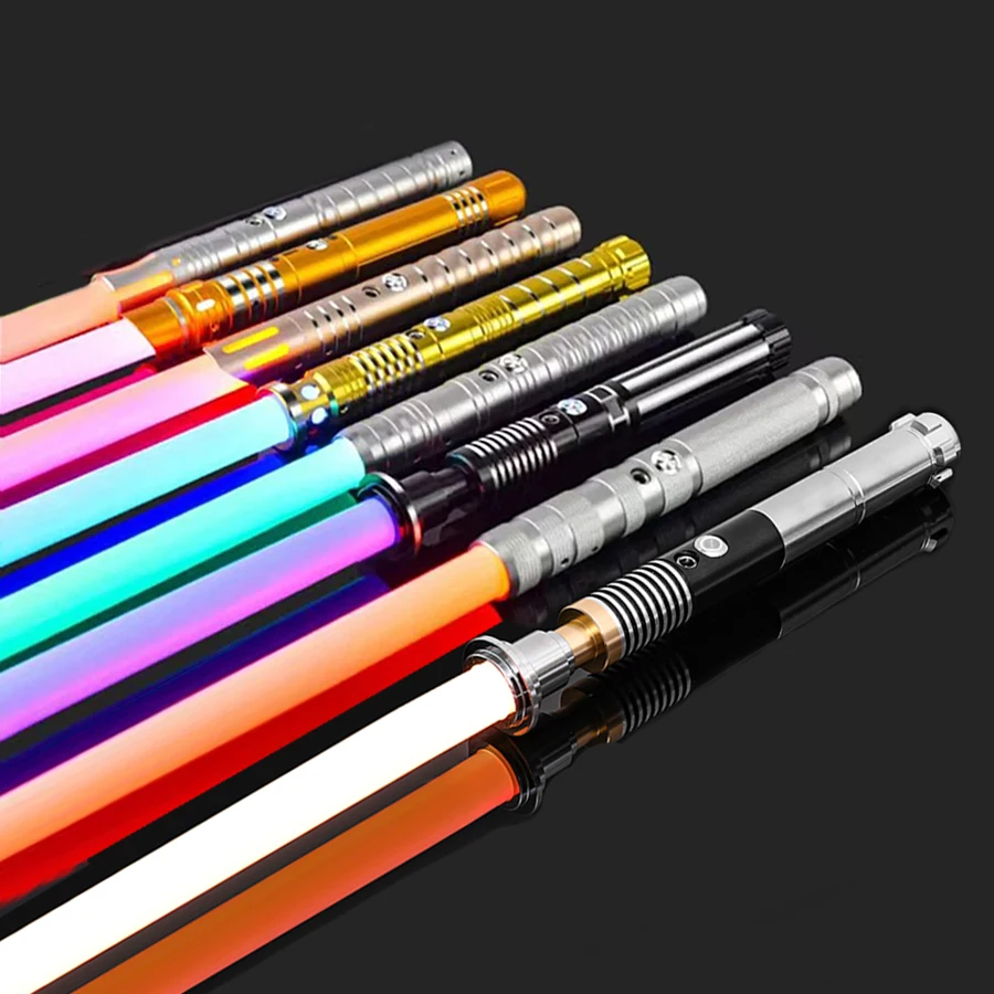 RGB-Metal-Lightsaber-Dueling-Smooth-Swing-Laser-Sword-Sabre-De-Luz-16 ...