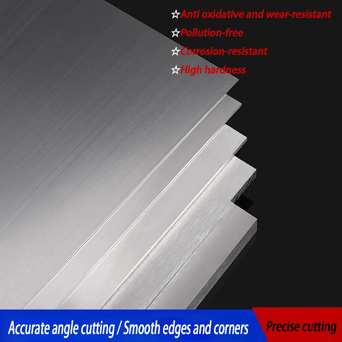 Thickness= 0.3- 0.8mm 1060 Aluminum Plate Metal Sheet Aluminum Square ...