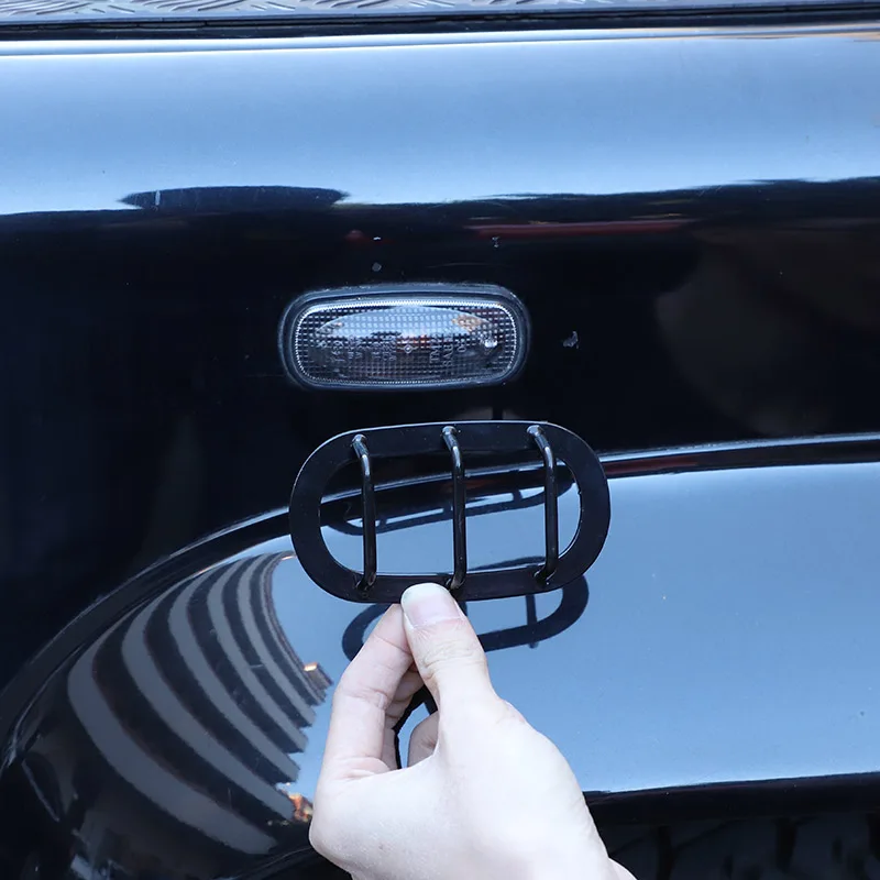 For Land rover Defender 90 110 130 04 18 Stainless steel Black Car Turn ...