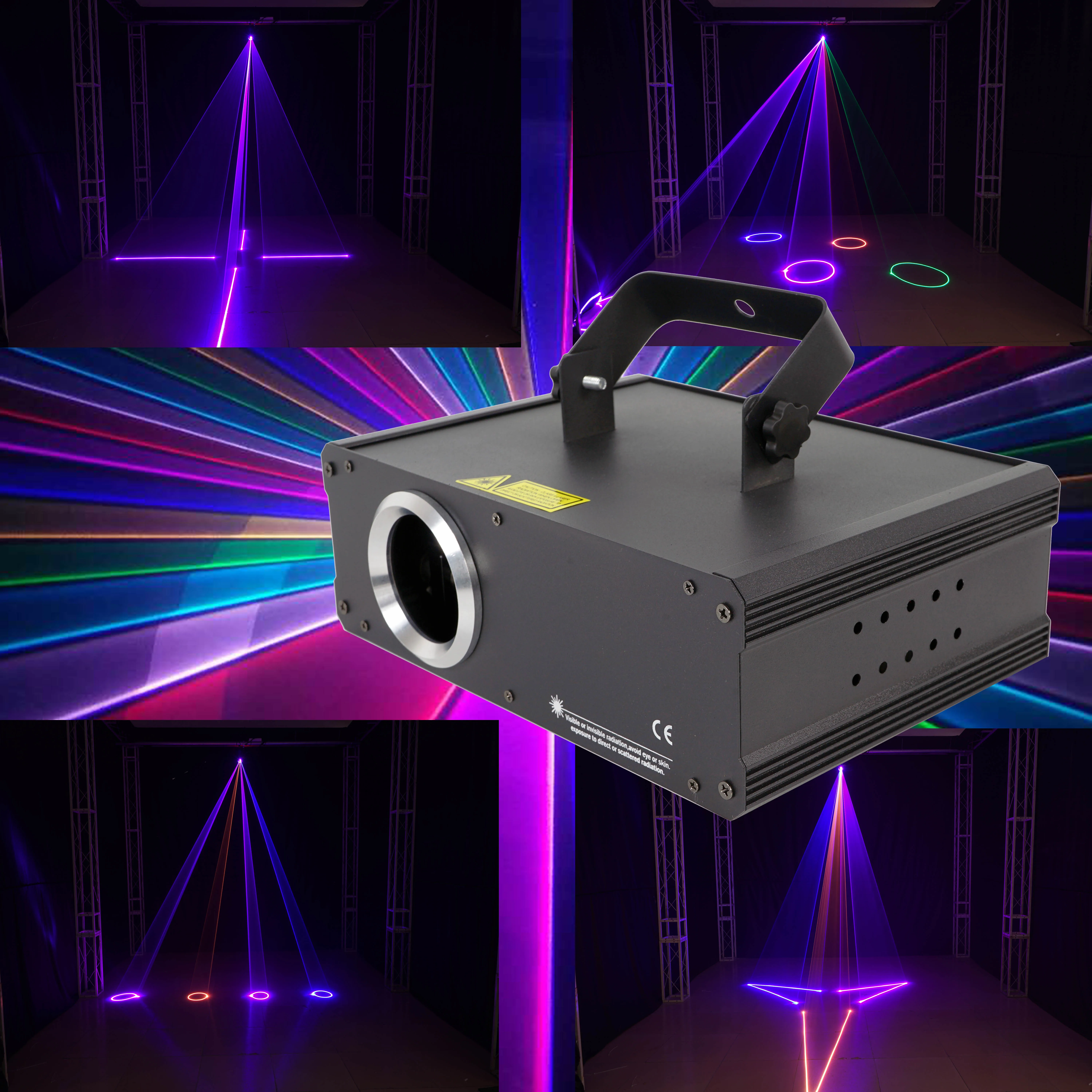 1w 3d Rgb Scan Stage Animation Laser Light Wedding Party Professional ...