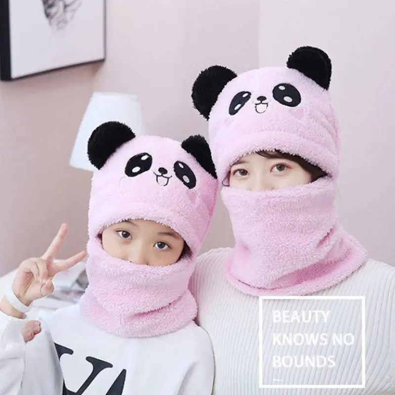 Fashionable Autumn and Winter Cute Childrens Cartoon Scarf Hat Two ...