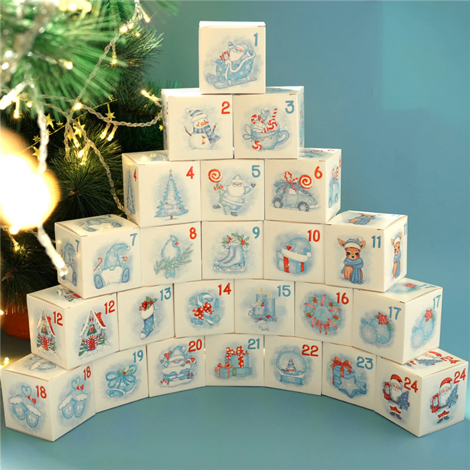 Diy Advent Calendar 24 Empty Advent Calendar Boxes To Fill, Christmas ...