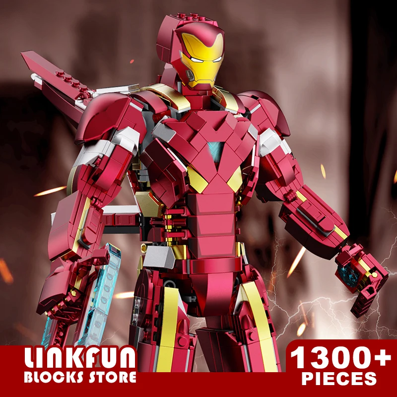 Marvel-Superheroes-Building-Blocks-Iron-Man-Mecha-Avengers-Bricks-Dolls ...