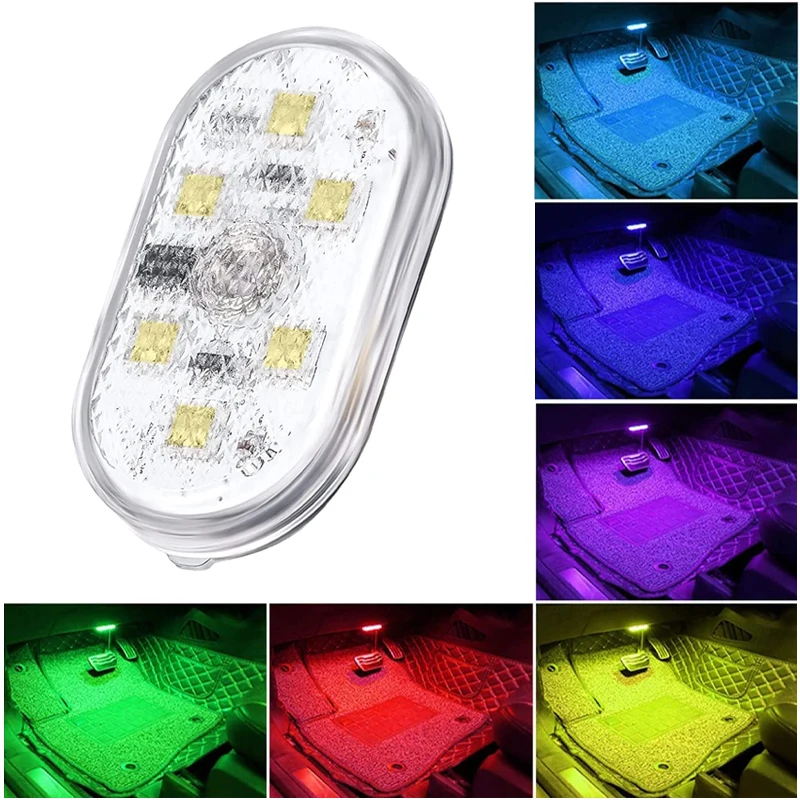 Rechargeable-Magnetic-Touch-Light-Car-Roof-Magnets-Ceiling-Lamp-Indoor ...