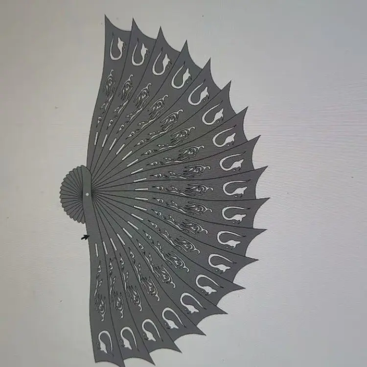 Self-Defense-Metal-Folding-Fan-Stainless-Steel-Ancient-Style-Hollow ...