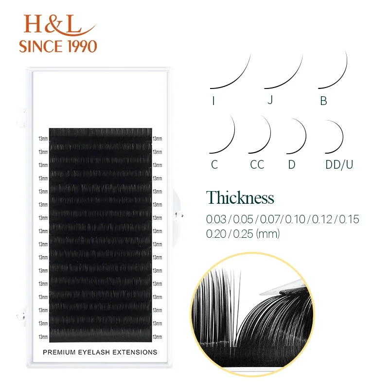 16-Row-Faux-Lash-Synthetic-Mink-Individual-Eyelash-Extension-Dark ...
