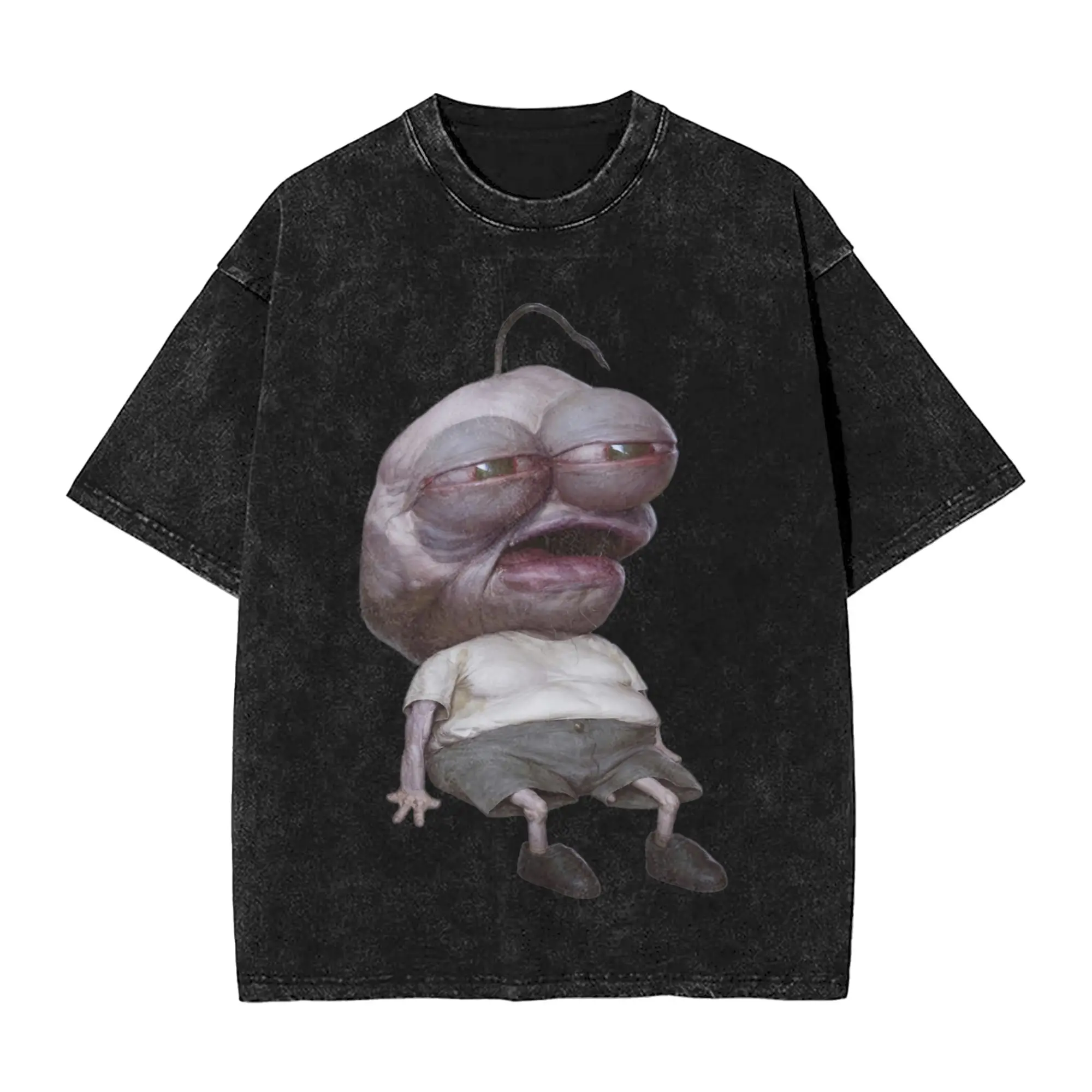 Funny Smiling Friends Pim Dead Inside T-Shirts for Men Round Neck 100% ...