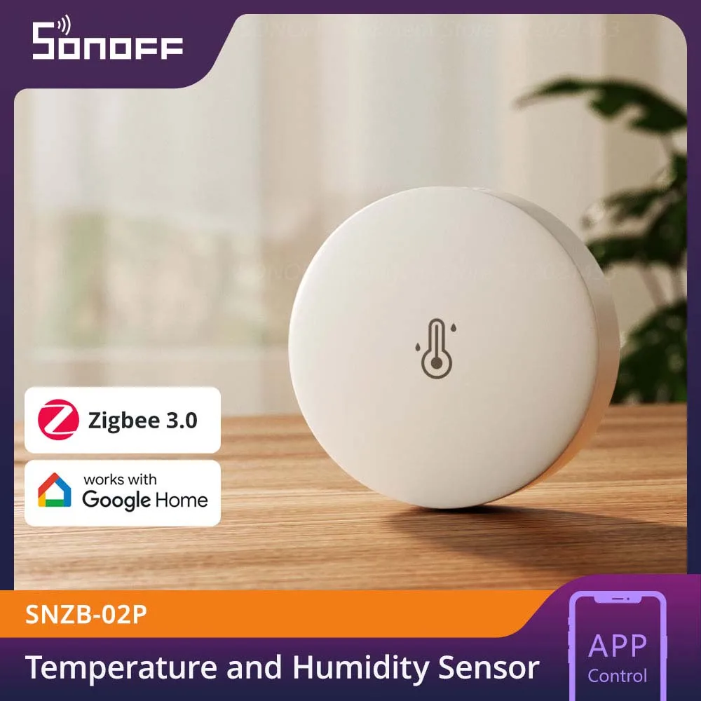 SONOFF-SNZB-02P-Zigbee-Temperature-Humidity-Sensor-Smart-Home-High ...