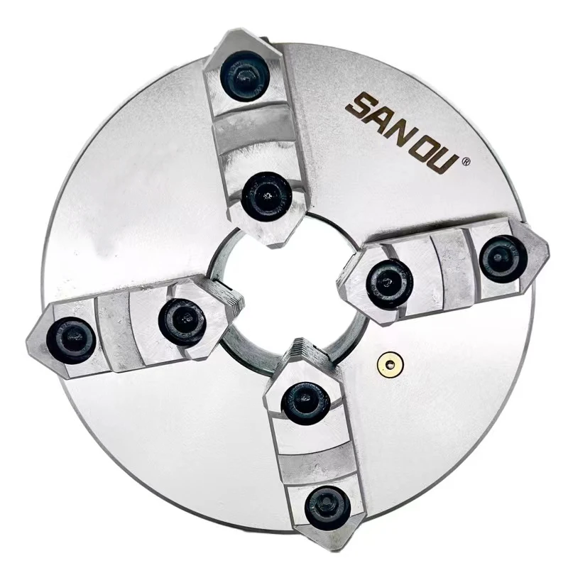 Lathe-Chuck-200mm-Front-Mount-SANOU-Chuck-4-Jaw-Self-Centering-Metal ...