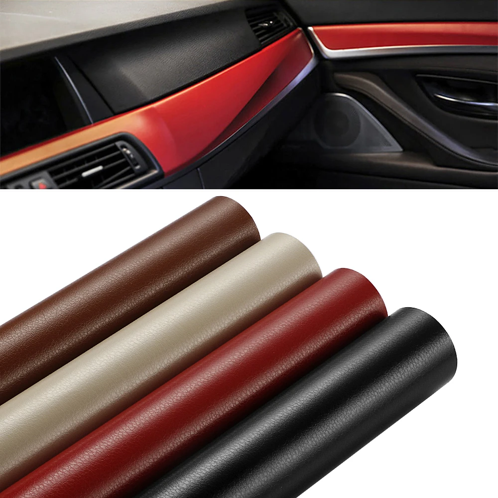 30-100CM-Car-PVC-Leather-Vinyl-Wrap-Vehicle-Seat-Door-Motorcycle ...