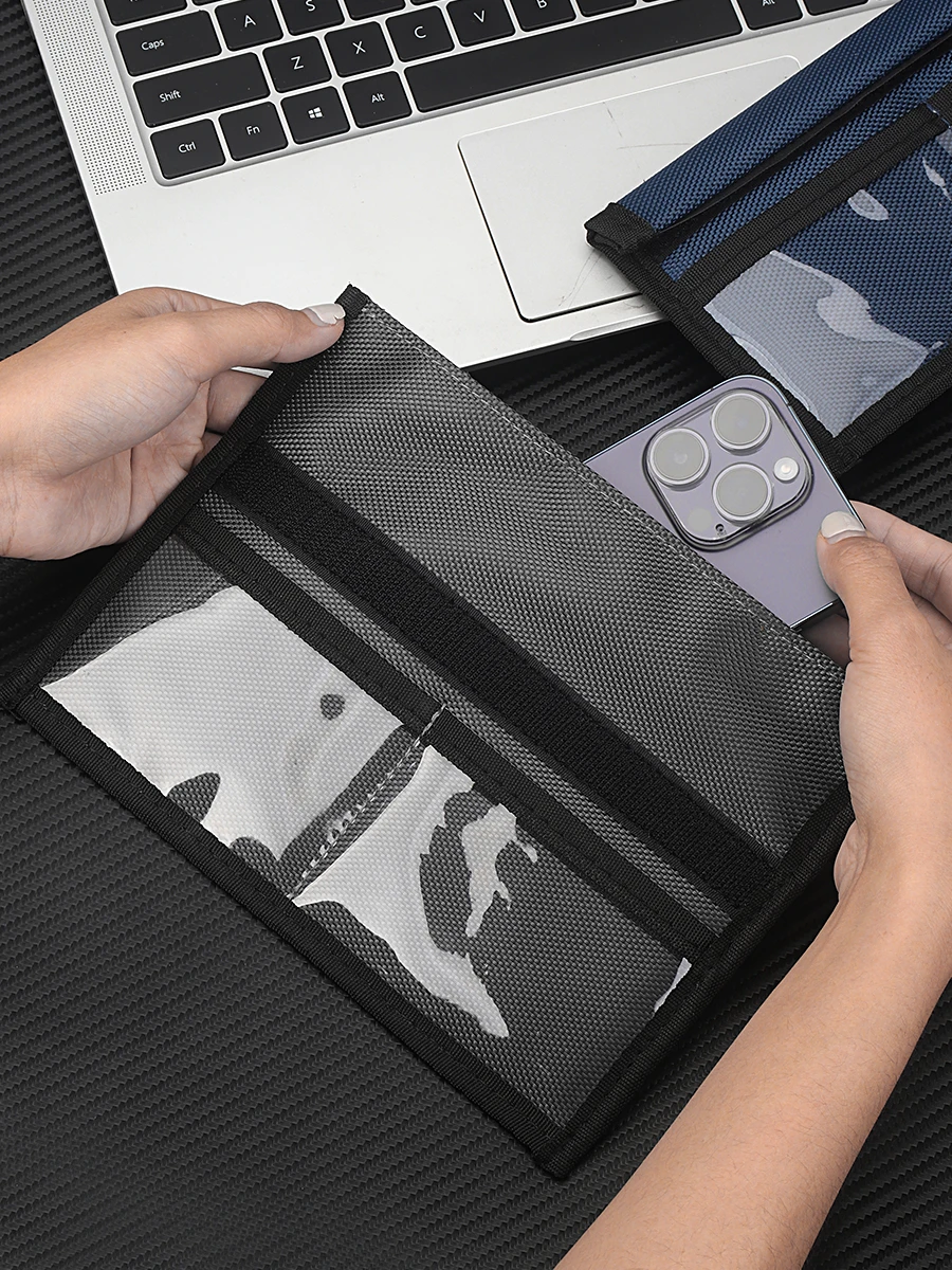 Wessleco Signal Blocking Faraday Bag Mobile Phone Anti-radiation ...