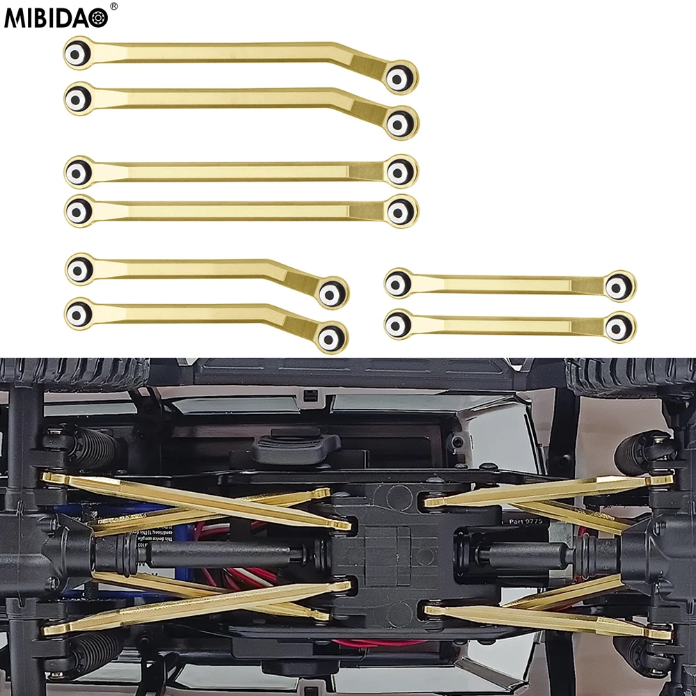 MIBIDAO 8Pcs Brass Heightened Linkage Link Rod Counterweight For 1/18 ...