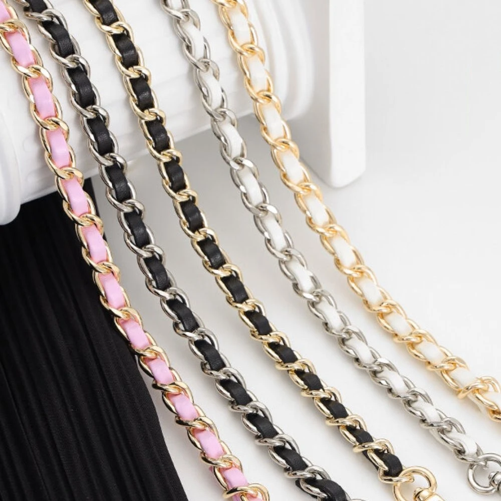 Fashion Leather+Metal Chain Strap For Handbags Women Replacement ...