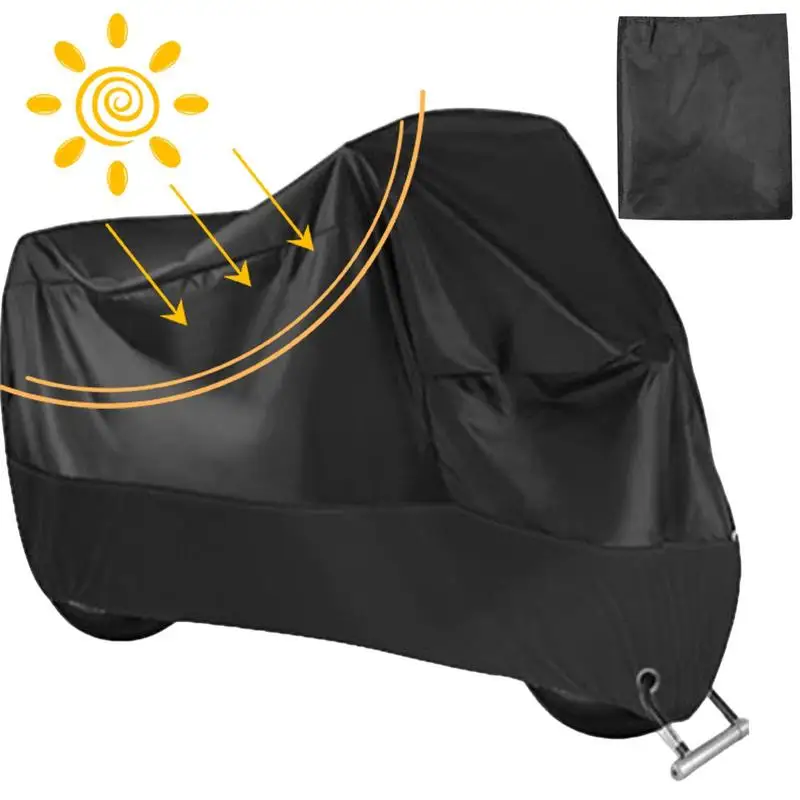 Rain-proof Motorcycle Cover All Season 190T Waterproof Motorbike Covers ...