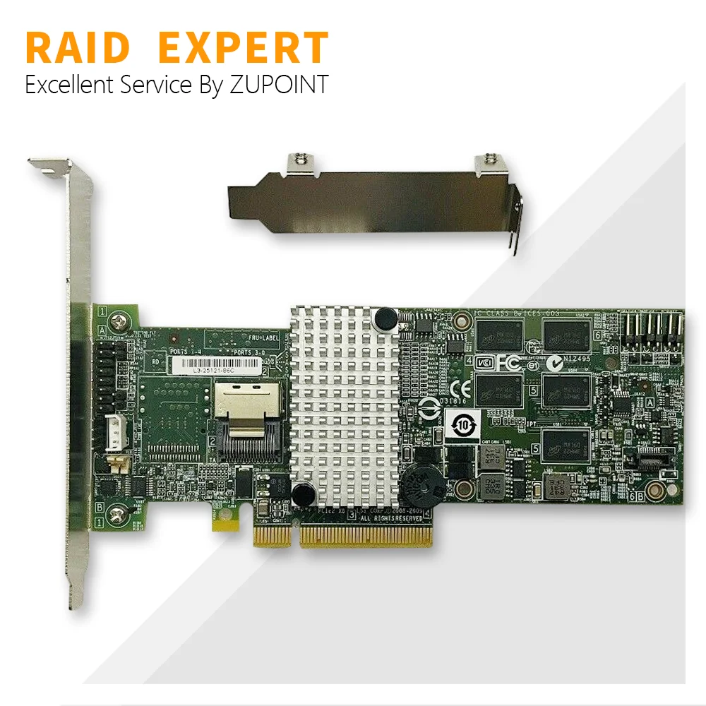 ZUPOINT LSI MegaRAID 9260-4i RAID Controller Card 4 Port 6Gbps SAS SATA ...