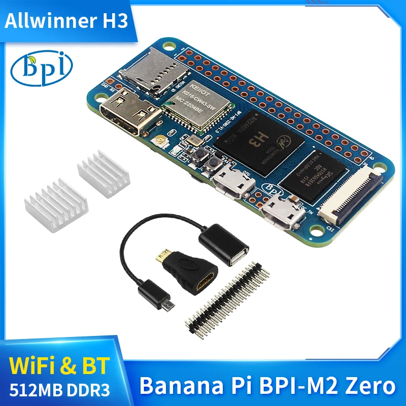 Banana-Pi-M2-Zero-Quard-core-Singe-Board-512MB-DDR-3-SDRAM-Development ...