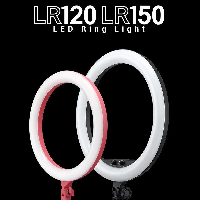 Godox LR120 12" LR150 18" LED Ring Light Annular Lamp Bi-color 3000K ...