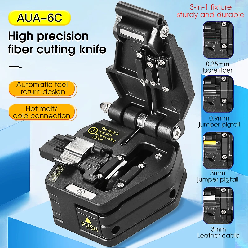 Fiber cleaver AUA 6C Cable Cutting Knife FTTT Fiber Optic Knife Tools ...
