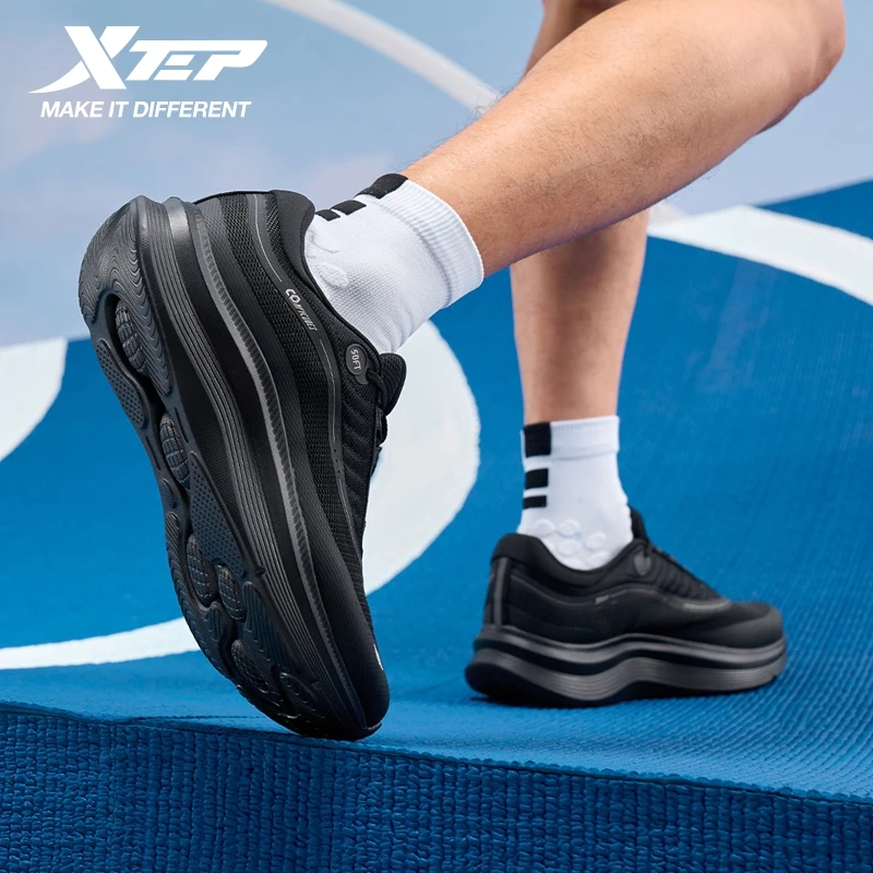 Xtep Women's Running Shoes 2025 Autumn Support Wear-Resistant Shock ...